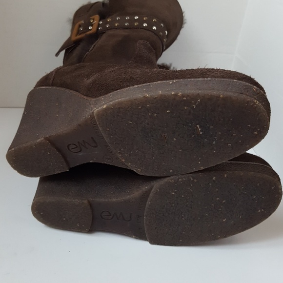 Emu | Shoes | Emu Naturally Australian Sheepskin Wedge Boot | Poshmark